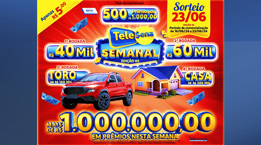 Resultado da Tele sena semanal premiada - Sorte Premium